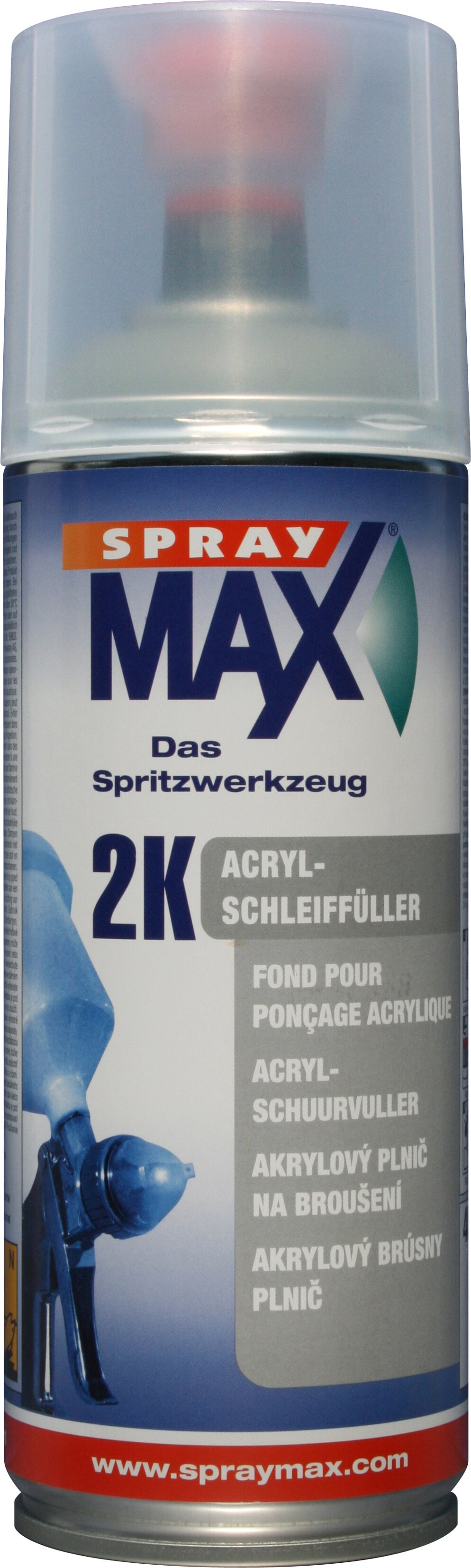 Köp SprayMax Spraymax 2K Akrylfiller, grå - Verktygsboden