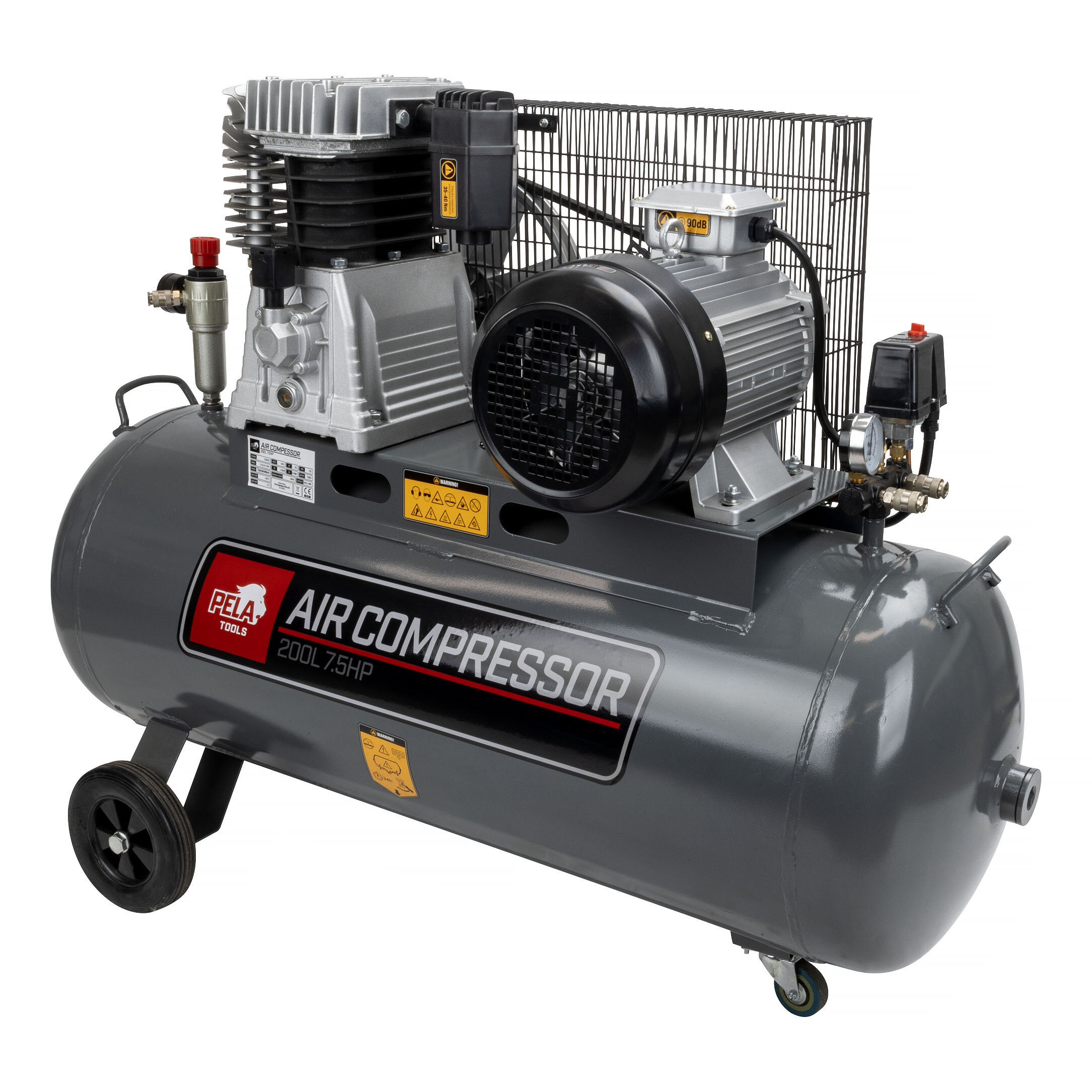 Köp PELA Kompressor, 7,5 hk, 200 l - Verktygsboden