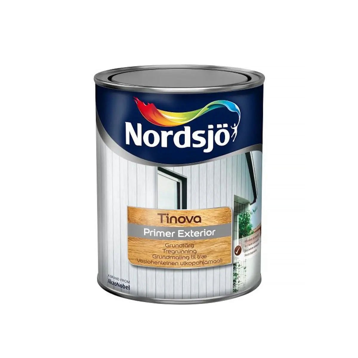 Köp Nordsjö Grundfärg, Tinova Primer Exterior, vit, 1 L - Verktygsboden