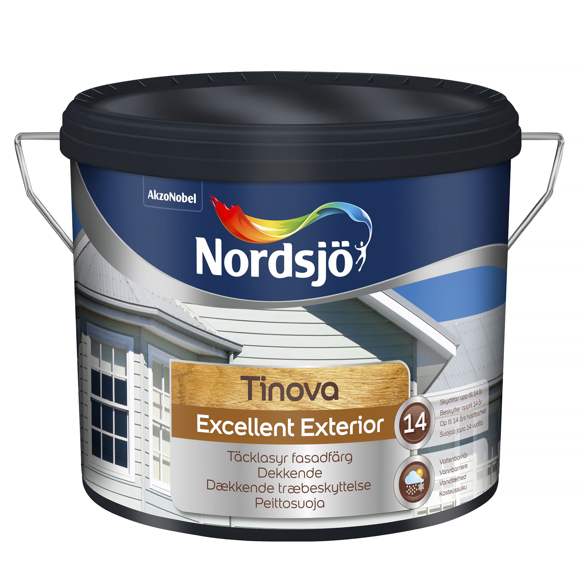 Köp Nordsjö Täcklasyr, Tinova excellent exterior, vit, 10 L - Verktygsboden
