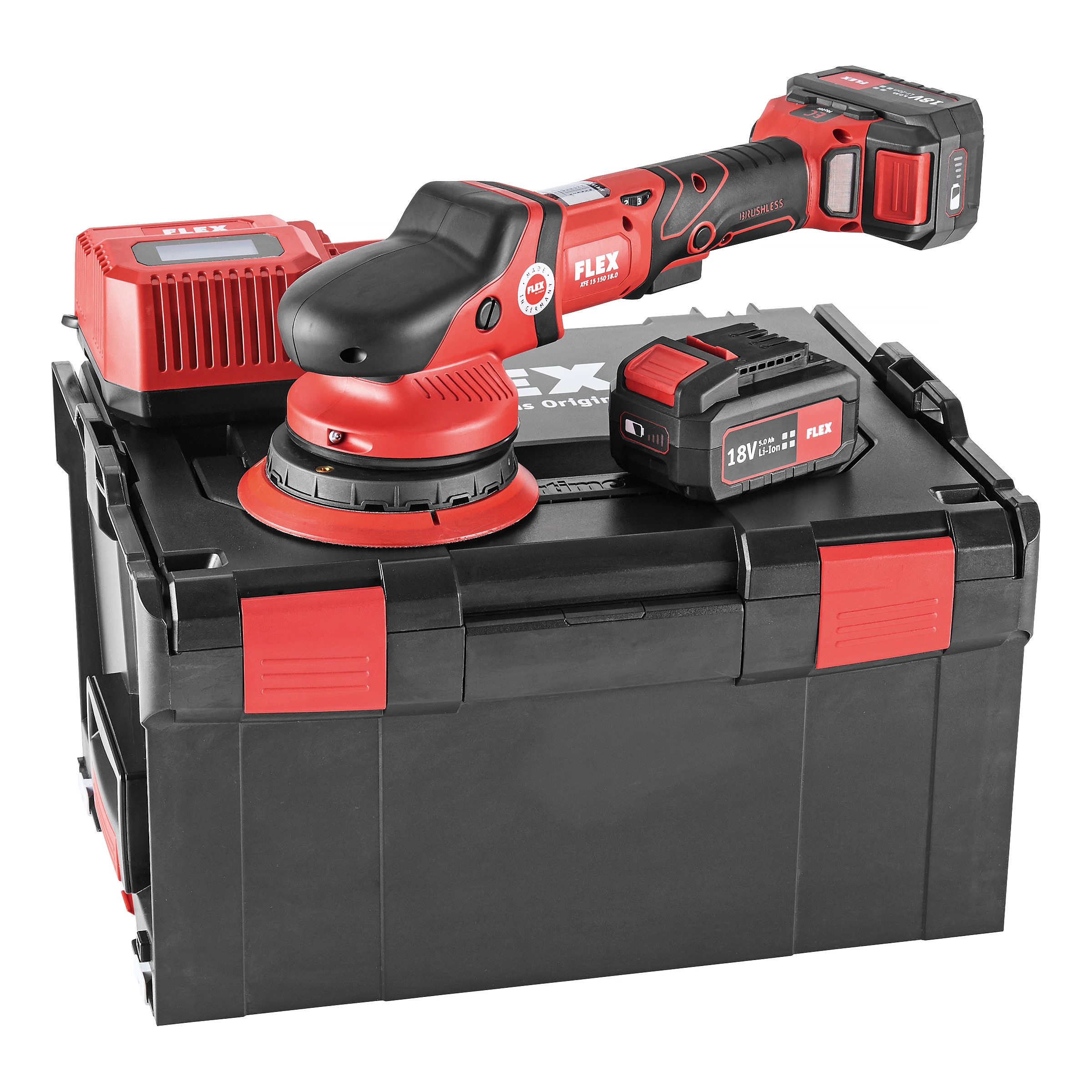 Köp Flex Polermaskin 18V, XFE15 150 18.0-EC Set - Verktygsboden
