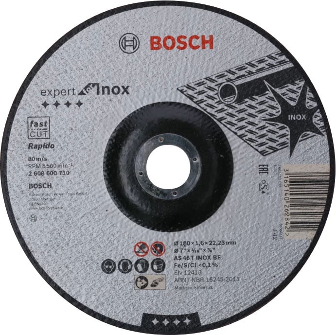 Köp Bosch Slipskiva metall, 76x4x10 mm, 2 st - Verktygsboden