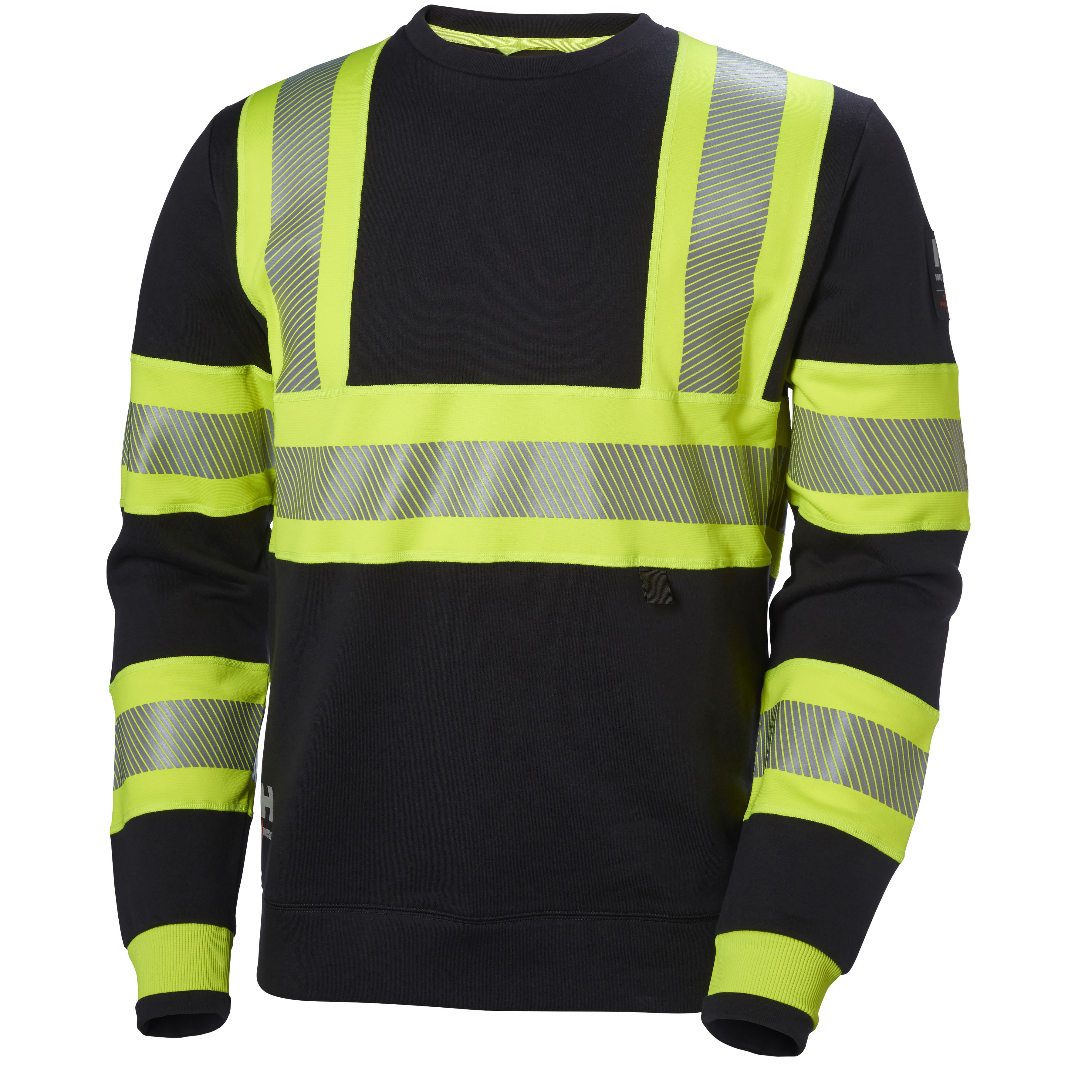 Köp Helly Hansen Workwear Sweatshirt varsel ICU, klass 1, svart/gul ...